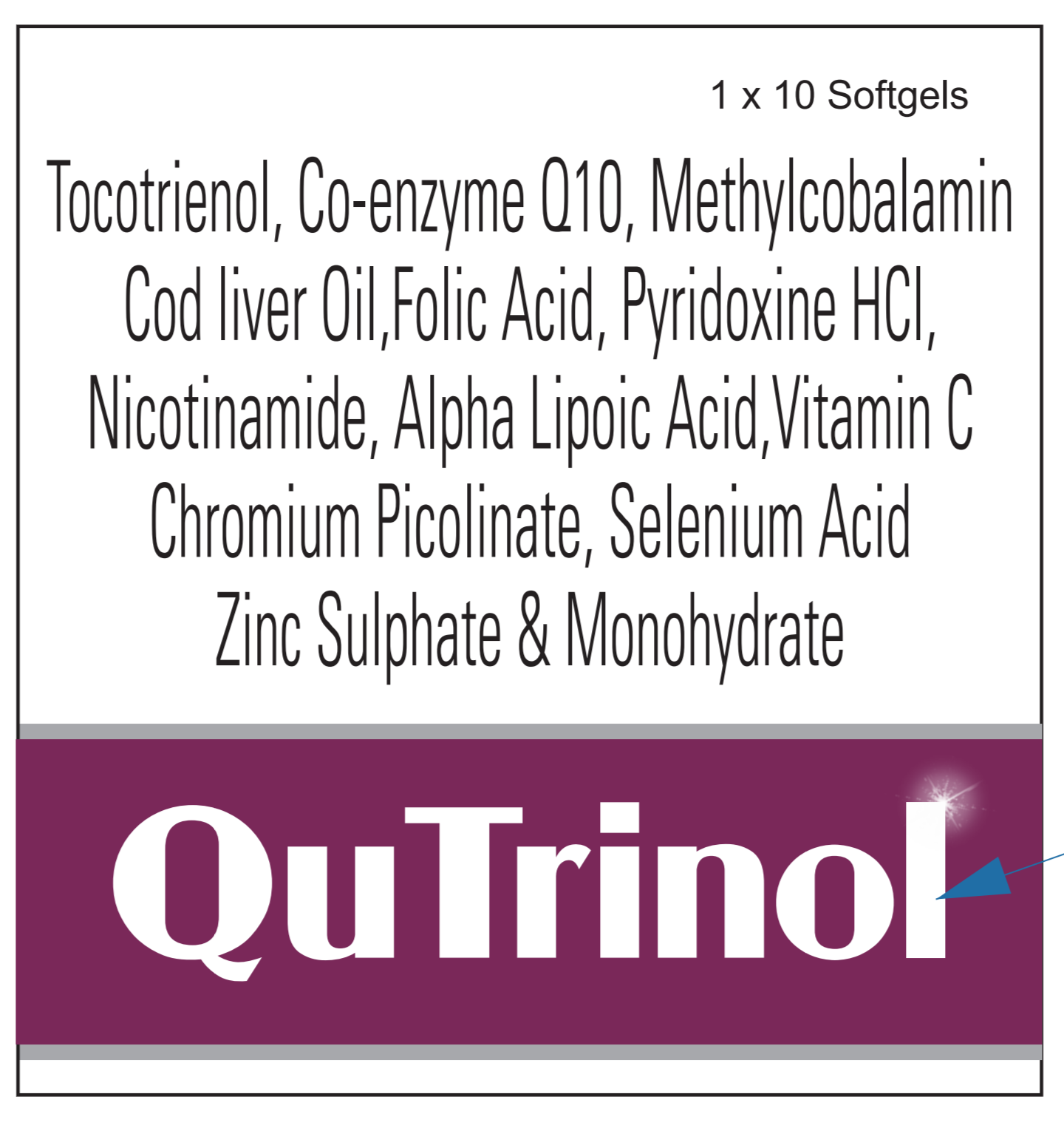Qutrinol Softgels 10s – Synetic Health Care